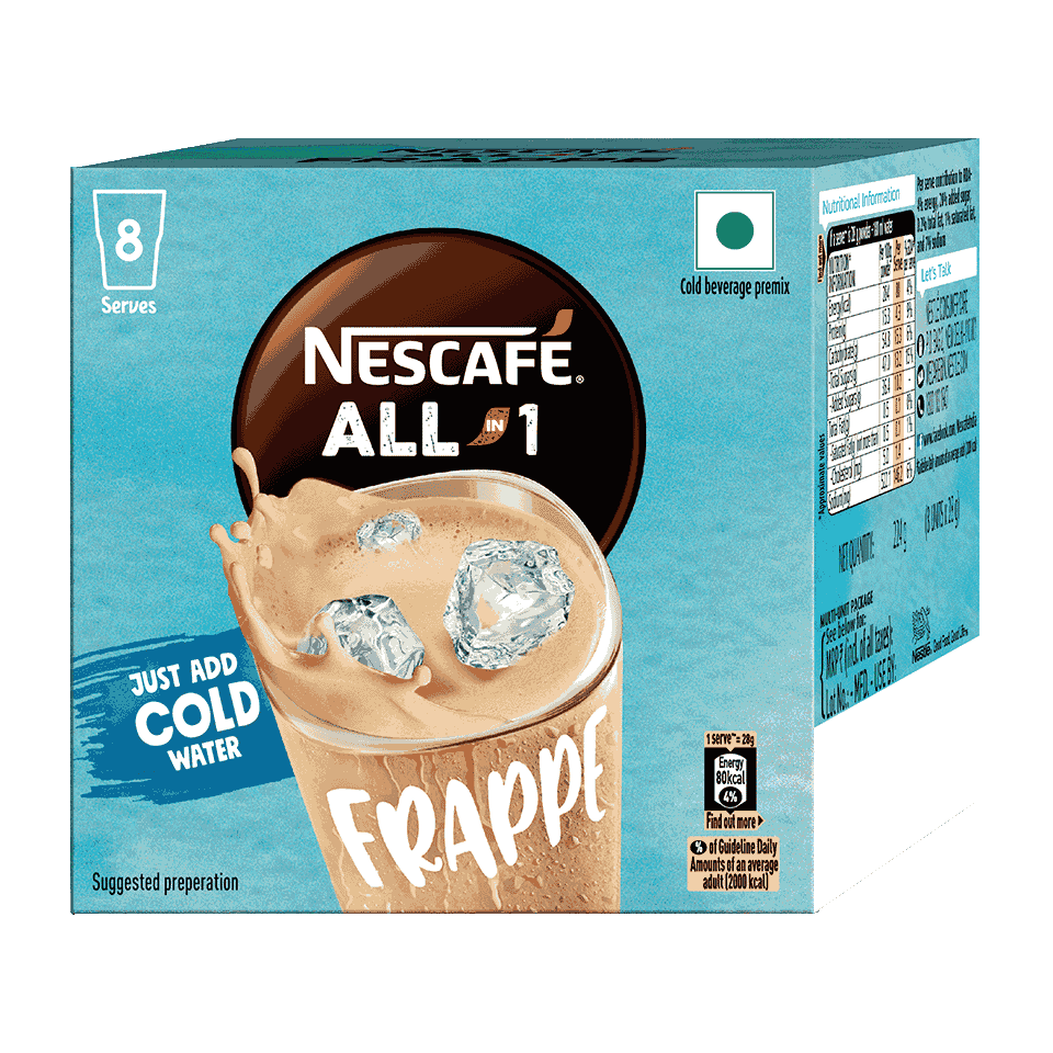 NESCAFÉ All in One Frappe | Instant Cold Coffee | NESCAFÉ® IN